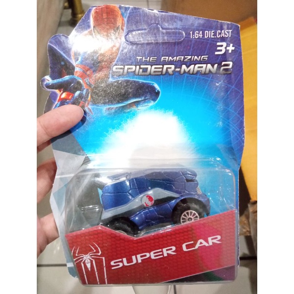 Jual Mobil Mainan Anak Spider-Man / Die Cast Super Car Model Blue Tank ...