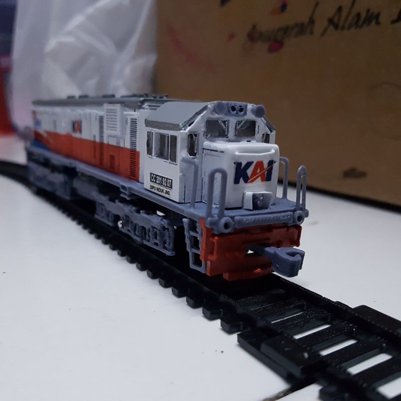 Jual Miniatur CC206 CC201 skala HO 1/87 mesin railking motor by mang ...