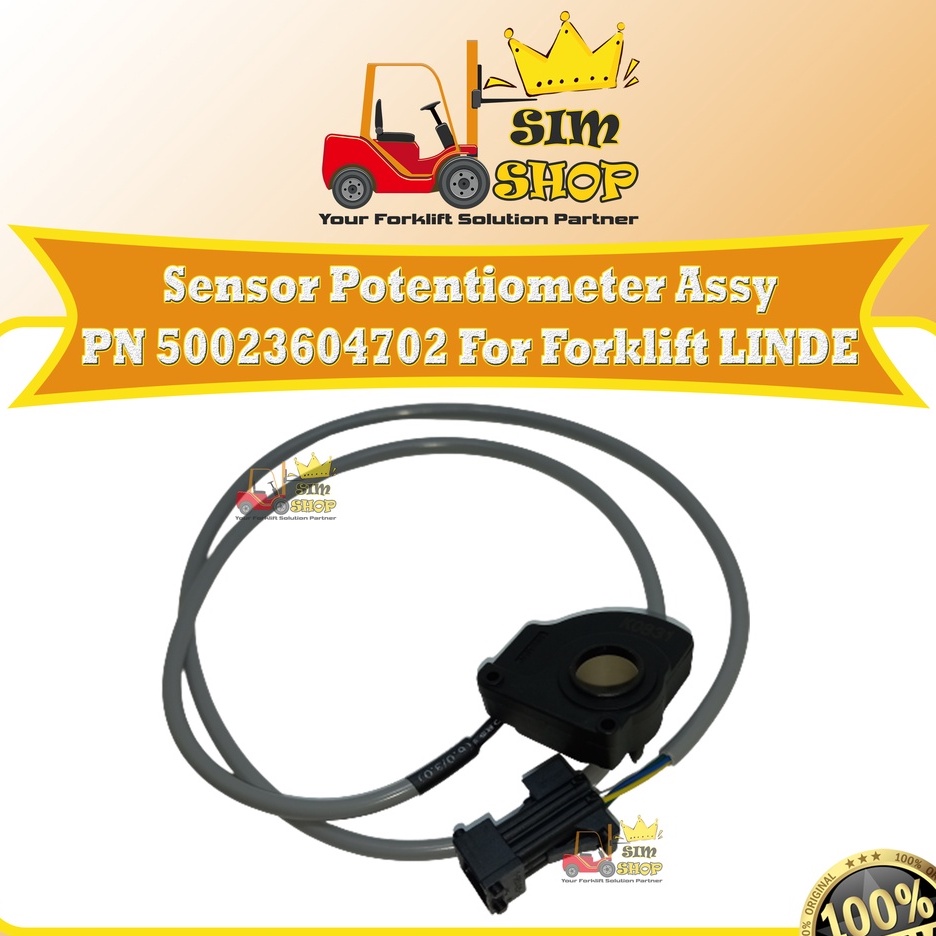 Jual Sensor Potentiometer Assy PN 50023604702 For Forklift LINDE ...