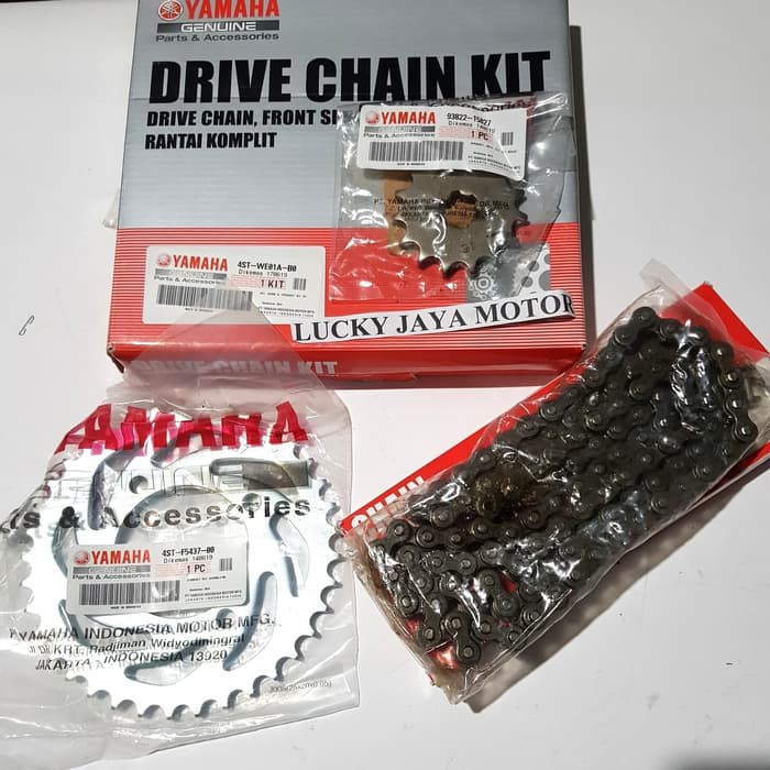 Jual Gearset girset chainkit gear gir set rantai paket rx king rx k rxking ORIGINAL 4ST-WE01A-B0 ...