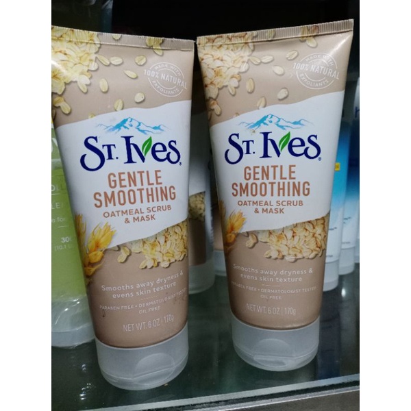 Jual St Ives Gentle smoothing oatmeal scrub & mask (rejek kemasan ...