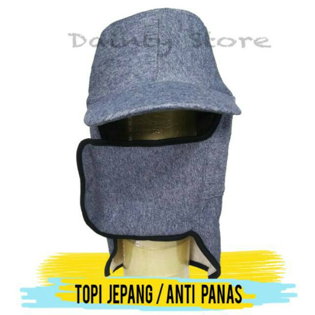 Jual Topi Jepang Masker Samping / Topi Mancing / Topi Outdoor Anti ...