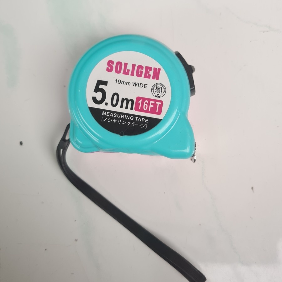Jual Meteran Soligen 5 meter / Measuring Tape / Meteran Otomatis ...