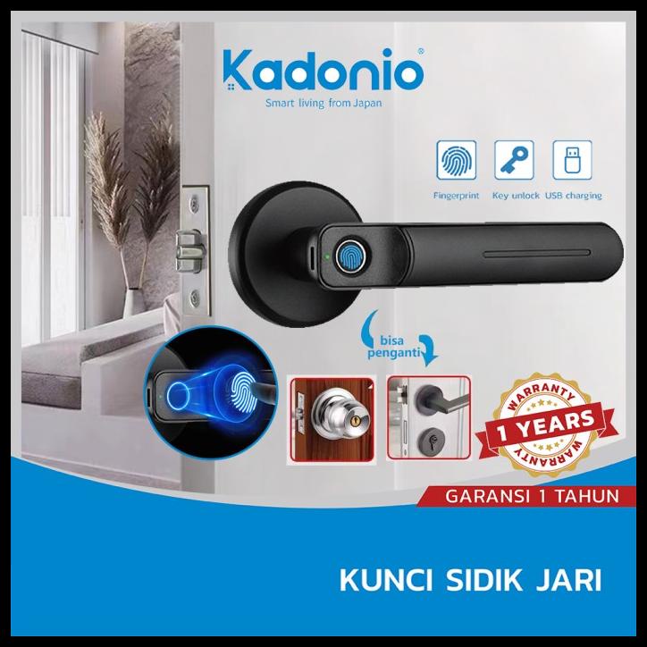Jual Kadonio Smart Digital Door Fingerprint Sidik Jari 401 | Shopee ...