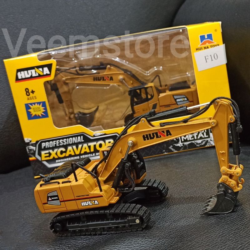 Jual Die Cast 1:60 Excavator Engineering Vehicle Metal Model [Huina1810 ...