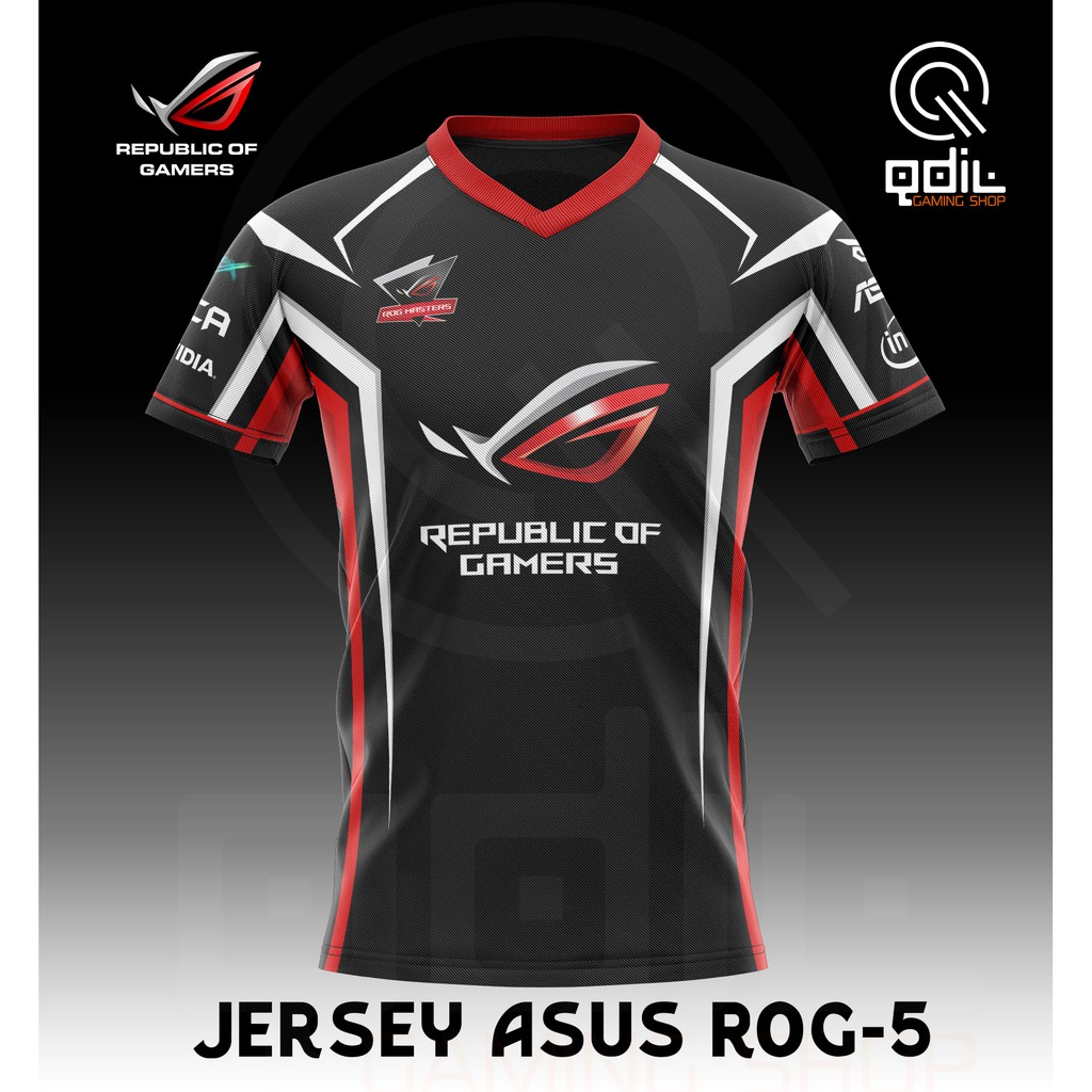 Jual JERSEY KAOS BAJU GAMING ASUS ROG 5 | Shopee Indonesia