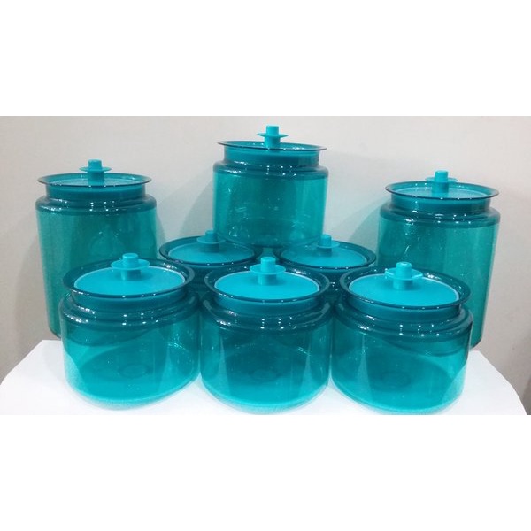 Jual Toples Counterpart Kristal Tupperware Orange dan Tosca | Shopee Indonesia