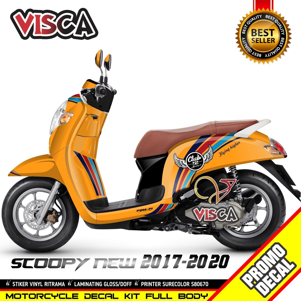 Jual Decal Scoopy New 2018 2019 2020 Full Body Stiker Scoopy New 2018 ...