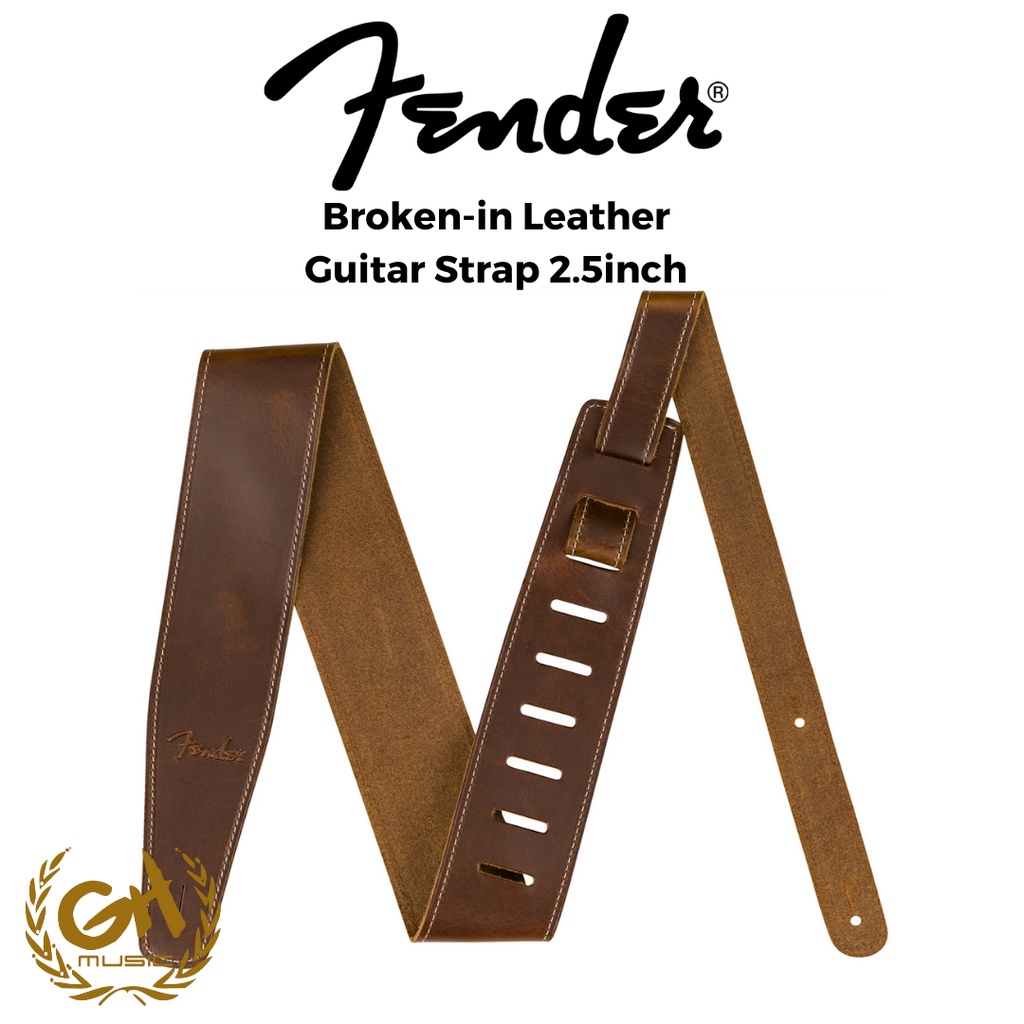 Jual Fender Broken-in Leather Guitar Strap - 2.5inch | STRAP GITAR ...