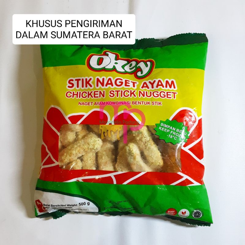 Jual KHUSUS SUMATERA BARAT Stik Nugget Okey 500gr | Shopee Indonesia