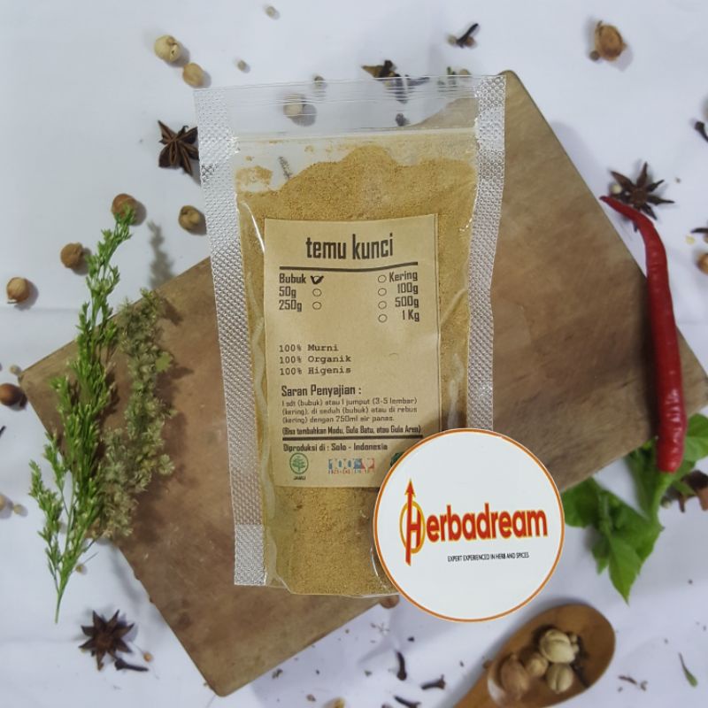 Jual 100 GRAM BUBUK GRAM TEMU KUNCI SAYUR BOESENBERGIA ROTUNDA CHINESE ...