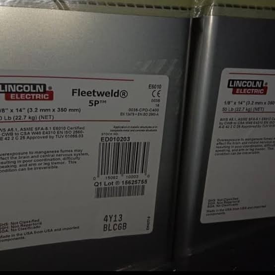 Jual Kawat Las Fleetweld 5P - E6010 LINCOLN USA Welding Electrode 4.0 ...