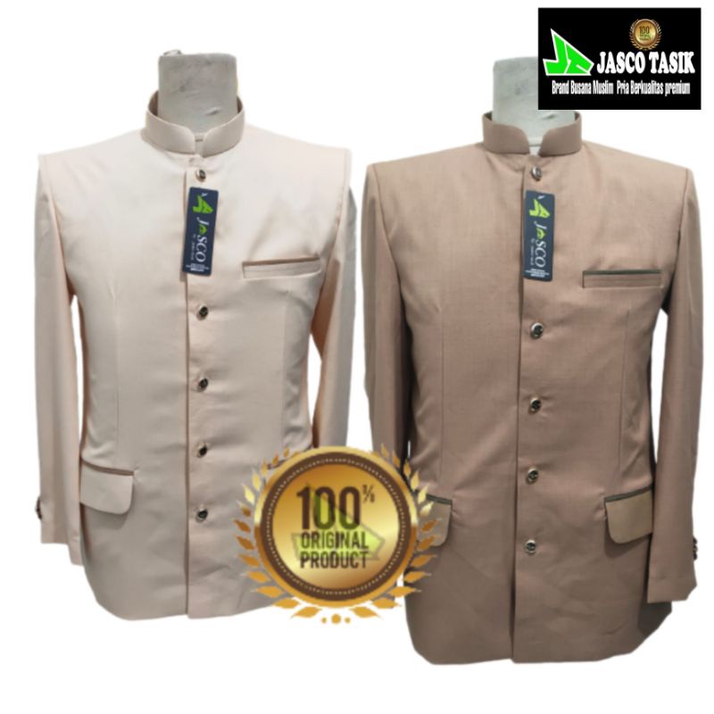 Jual Jasko Tasik Jasco polos Lis Baju Koko Pria Muslim.Jasko polos Lis ...