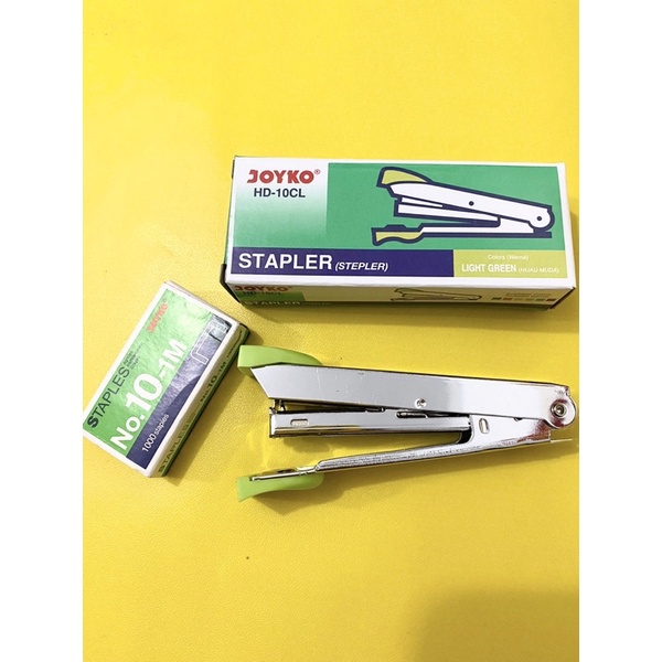 Jual Stapler / staples Joyko HD-10CL + isi stapler Joyko No.10 | Shopee Indonesia