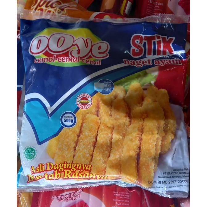 Jual OOYE CHICKEN NUGGET STICK 500GR // FROZEN FOOD BANDUNG | Shopee ...