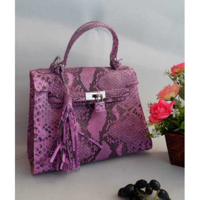 Jual tas kulit ular phyton asli | Shopee Indonesia