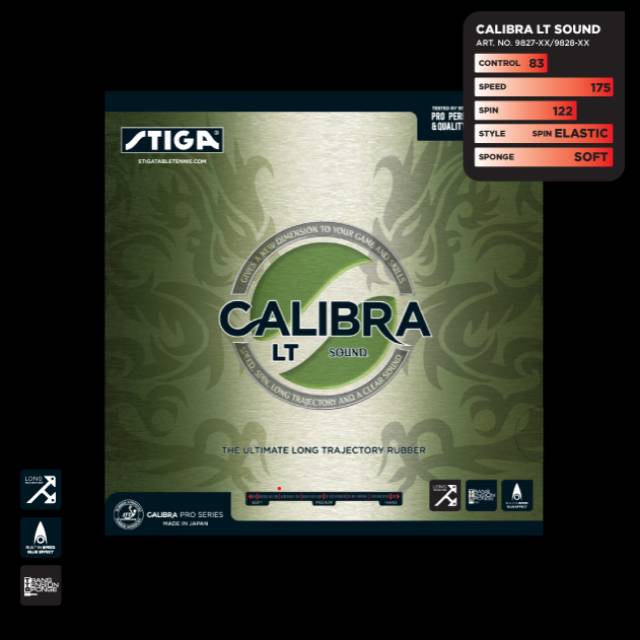 Jual Stiga Calibra LT Sound Karet Pingpong | Shopee Indonesia