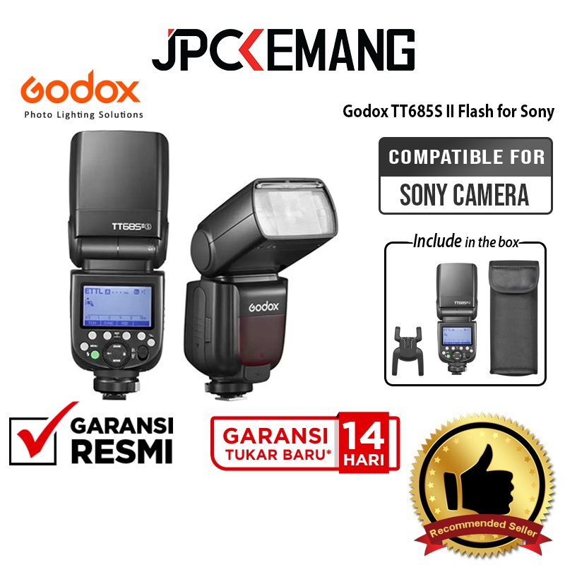 Jual Godox TT685 II Sony Speedlite Flash TT685II S TT 685 TT685IIS ...