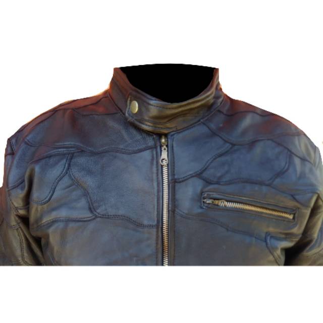 Jual JAKET KULIT DOMBA ASLI MOTIF BATIK | Shopee Indonesia
