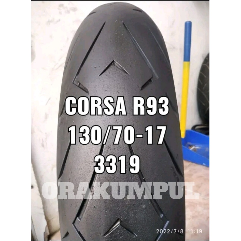 Jual Ban motor Corsa R93 ring 17 ukuran 130/70 ban motor moge ban Sofcoumpoun ring 17 ban motor ...