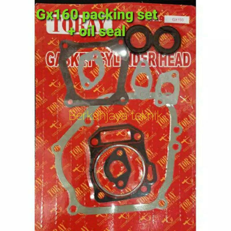 Jual packing full set/perpak komplit mesin genset/engine GX 160/GX200 ...