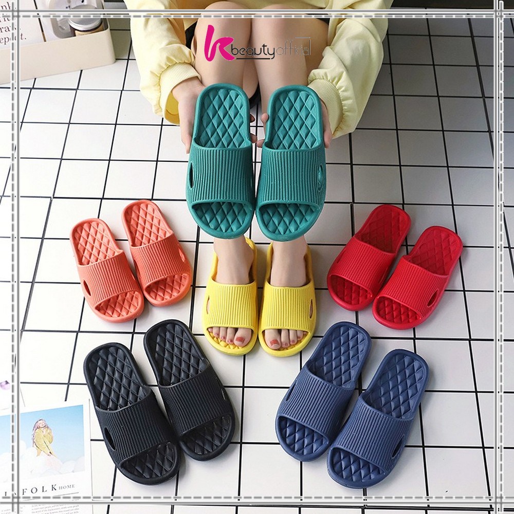 Jual KB-S35 Sandal Rumah Berkualitas EVA Karet Polos / Sandal Kamar ...