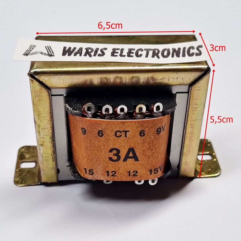 Jual Trafo CT 3A Ampere King 15V travo | Shopee Indonesia