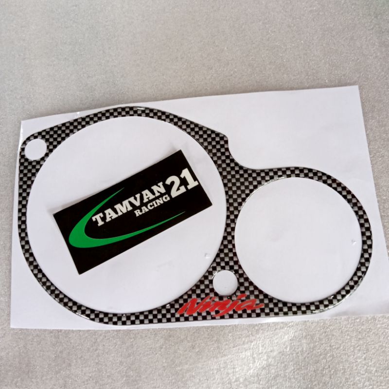 Jual STICKER TIMBUL CARBON COVER SPEEDOMETER NINJA RR OLD | Shopee ...
