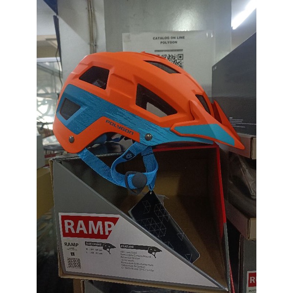 Jual Helm Polygon Ramp size L | Shopee Indonesia