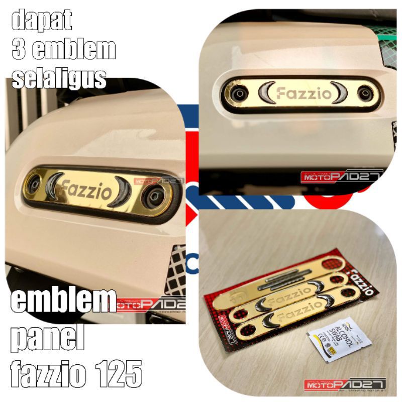 Jual EMBLEM 3D ACRYLIC SIDE PANEL FAZZIO DEPAN SAMPING YAMAHA FAZZIO ...
