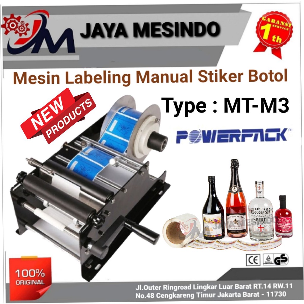 Jual Mesin labeling botol /Mesin tempel stiker MT-M3 POWERPACK | Shopee ...