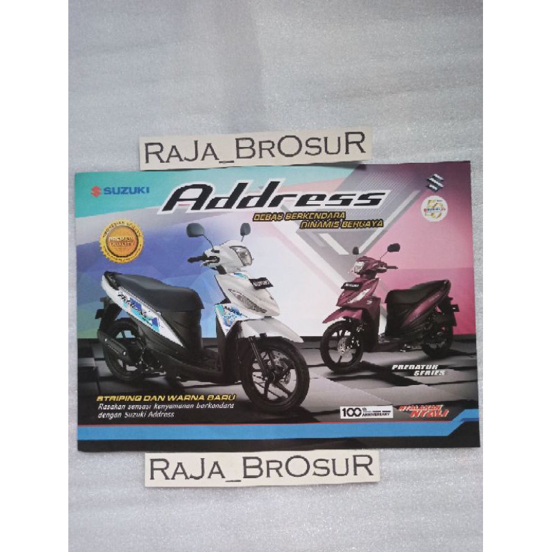 Jual Poster brosur Suzuki Address Predator Series 2020 | Shopee Indonesia