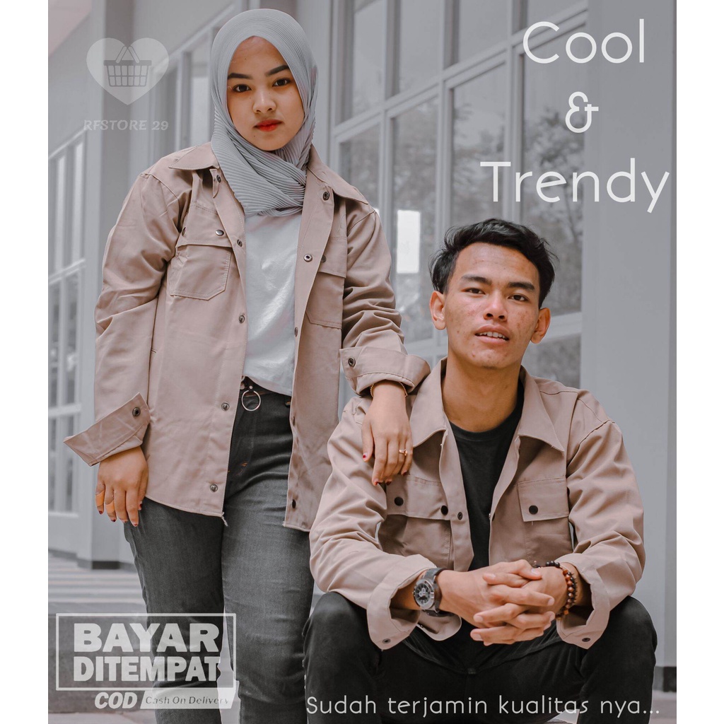 Jual Jaket Semi Parka Pria Canvas Ukuran S M L XL XXL XXXL | Shopee ...