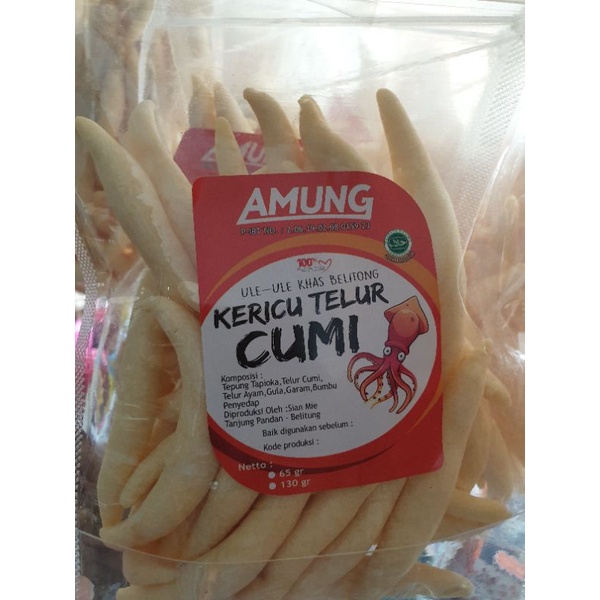 Jual Kericu Kritcu Amung Telur cumi Belitung | Shopee Indonesia