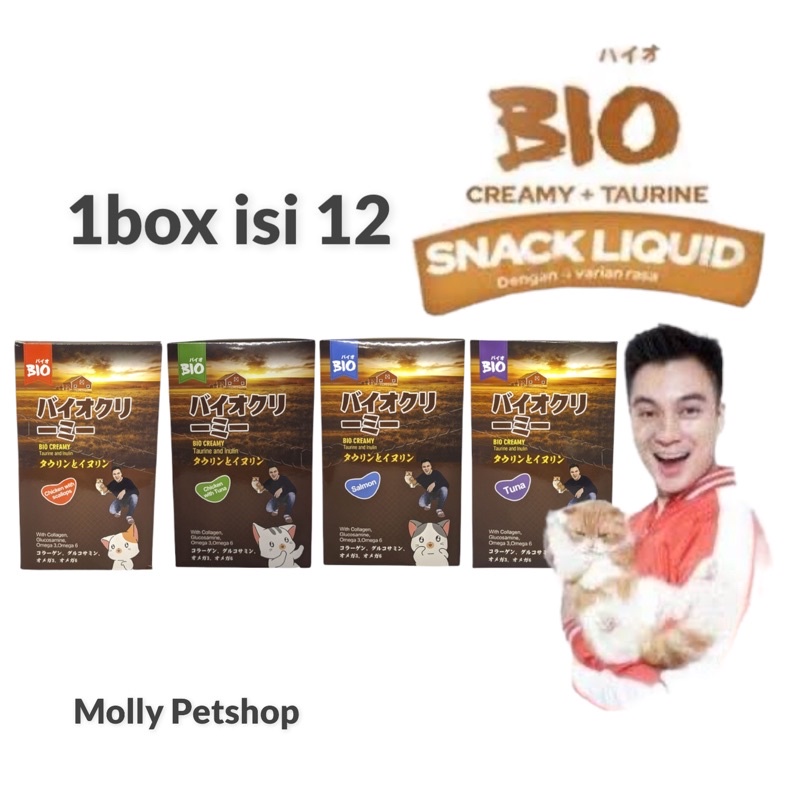 Jual Snack Bio creamy treats 1 box isi 12 bungkus murah | Shopee Indonesia