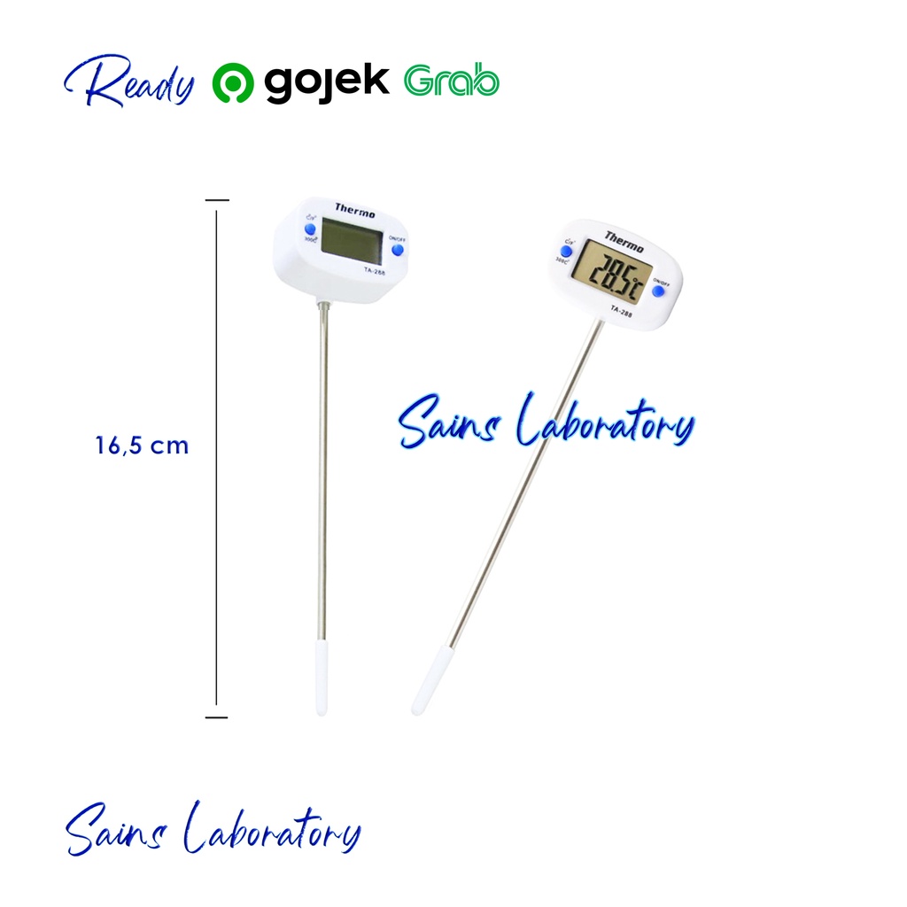 Jual Termometer Digital Termometer Tanah Suhu Air Thermometer Food Susu ...