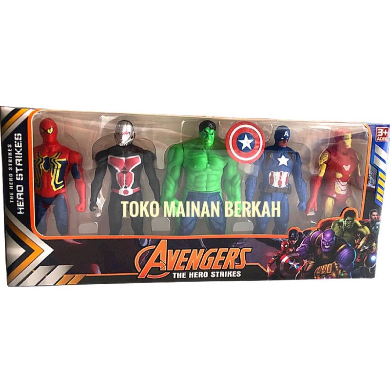 Jual AVENGERS FIGURE 5pcs | Shopee Indonesia