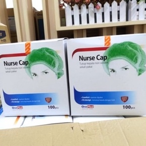 Jual ONEMED Nurse Cap isi 100/Tutup Kepala Medis OneMed/Topi Perawat ...