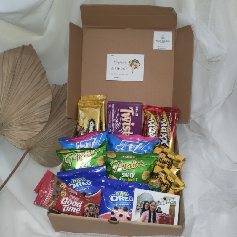 Jual Gift Box Snack/Gift Box Hijab/Special Gift Box/Gift Box Ultah/Gift ...