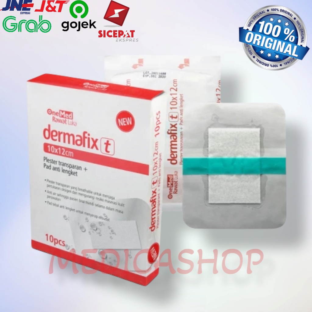 Jual Dermafix T 10x12 cm Isi 10 OneMed | Shopee Indonesia