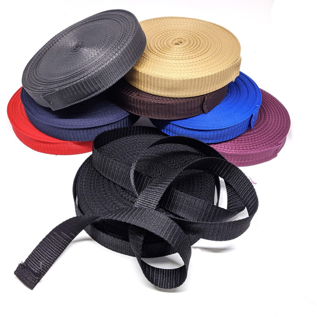 Jual 1 ROLL TALI WEBBING TAS CRM 2.5 CM POLYPROPILENE | Shopee Indonesia