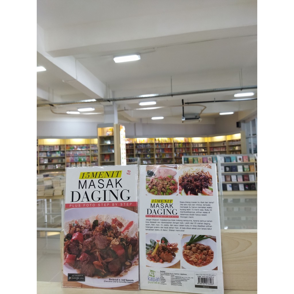 Jual BUKU COOKING - 15 MASAK DAGING - PENERBIT KAWAN PUSTAKA - PENULIS ...