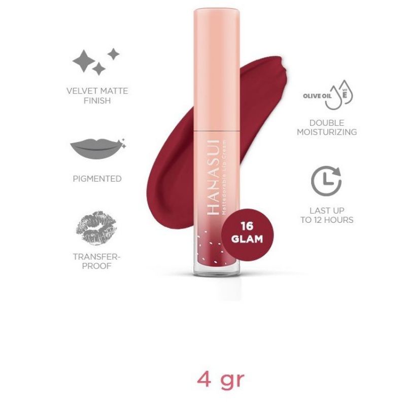 Jual Hanasui Glazedorable Vinyl Stain - Tintdorable Lip Stain Tint ...