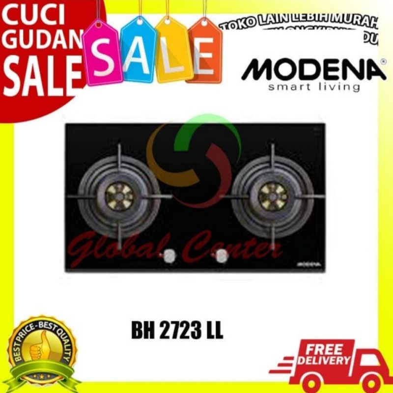 Jual KOMPOR TANAM GAS MODENA BH 2723 BURNER FULL KUNINGAN | Shopee ...