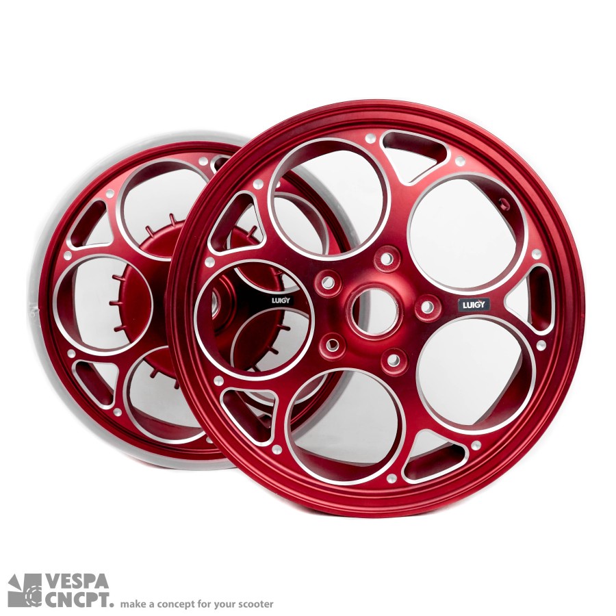 Jual VELG LUIGY CNC CASTING RED VESPA LX S SPRINT PRIMAVERA | Shopee ...