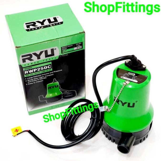 Jual U^601 RYU RWP 25DC POMPA AIR CELUP KOLAM AQUARIUM ARUS DC 12 VOLT ...