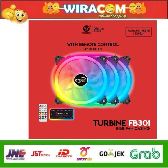Jual Fantech Fan Casing RGB 12cm TURBINE FB301 dengan Remote Control ...