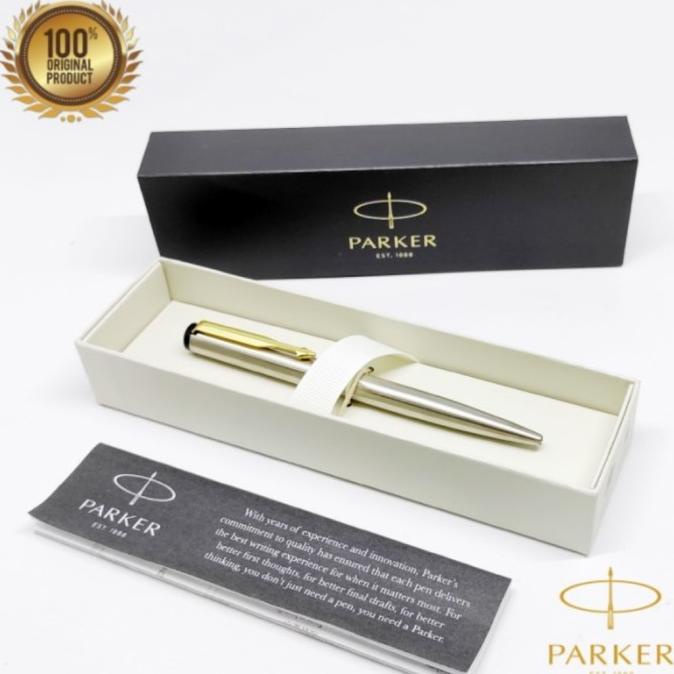 Jual Pulpen Parker Mewah Vector Matte Black-Silver Ballpoint + Gravir ...