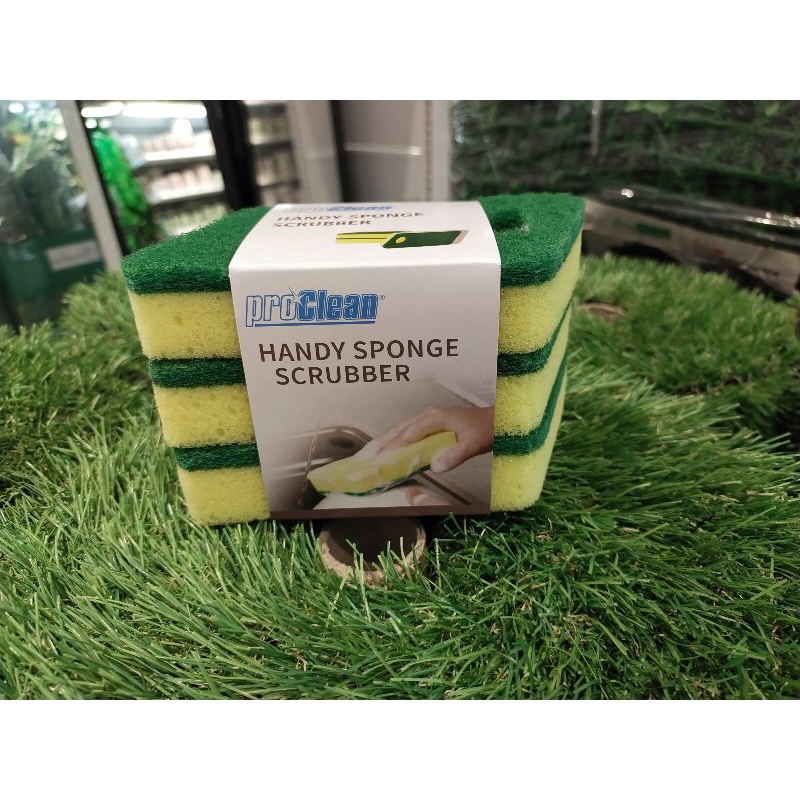 Jual SPONS SCRUBBER HANDY PROCLEAN - HIJAU SET 3 PCS | Shopee Indonesia