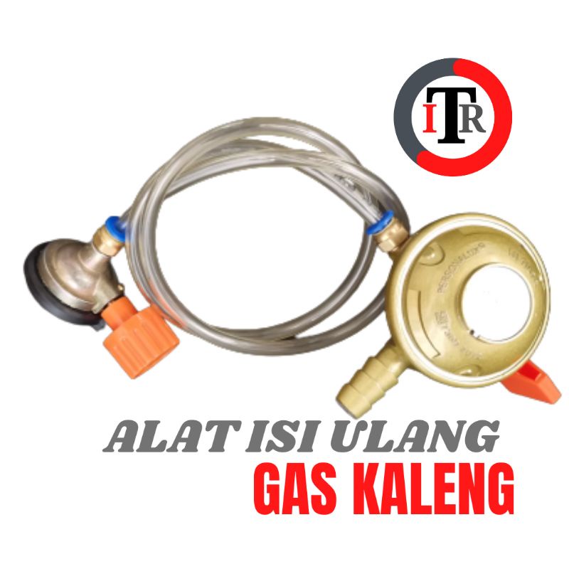 Jual alat isi ulang gas portable refill gas kaleng fullset | Shopee ...